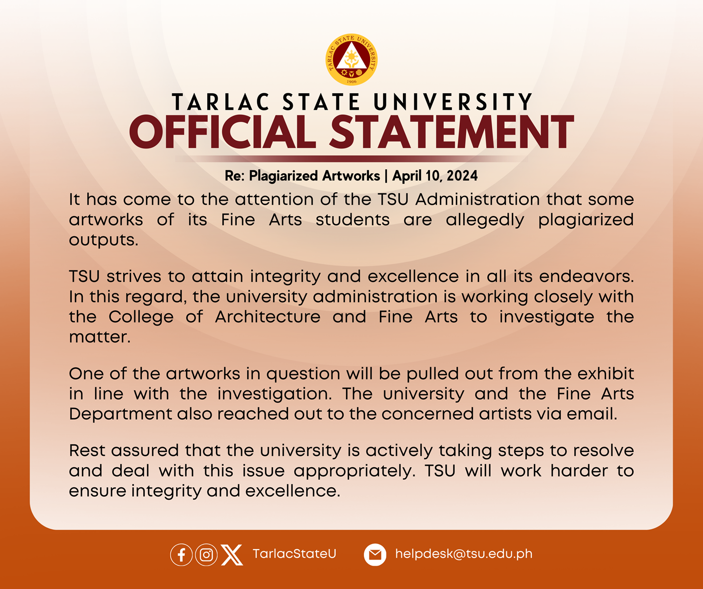 Home - Tarlac State University