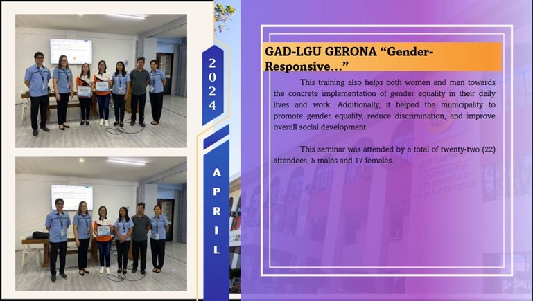 GAD-related Seminars, Trainings, Workshops - Tarlac State University