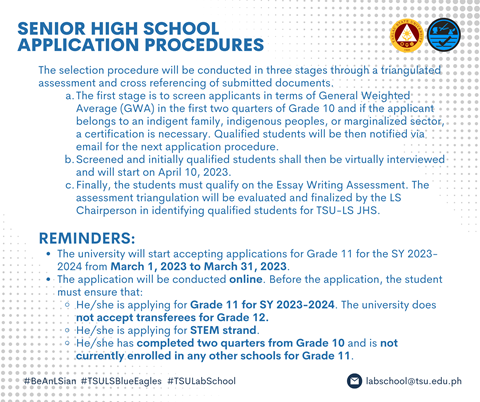 TSU Laboratory School Junior High School and Senior High School ...