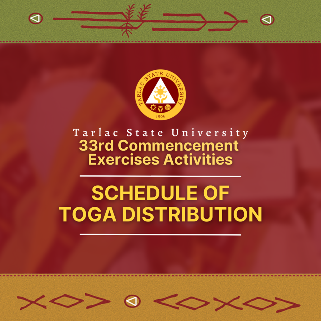TSU College Admission Evaluation Advisory No. 8 | RELEASING DATES OF ...