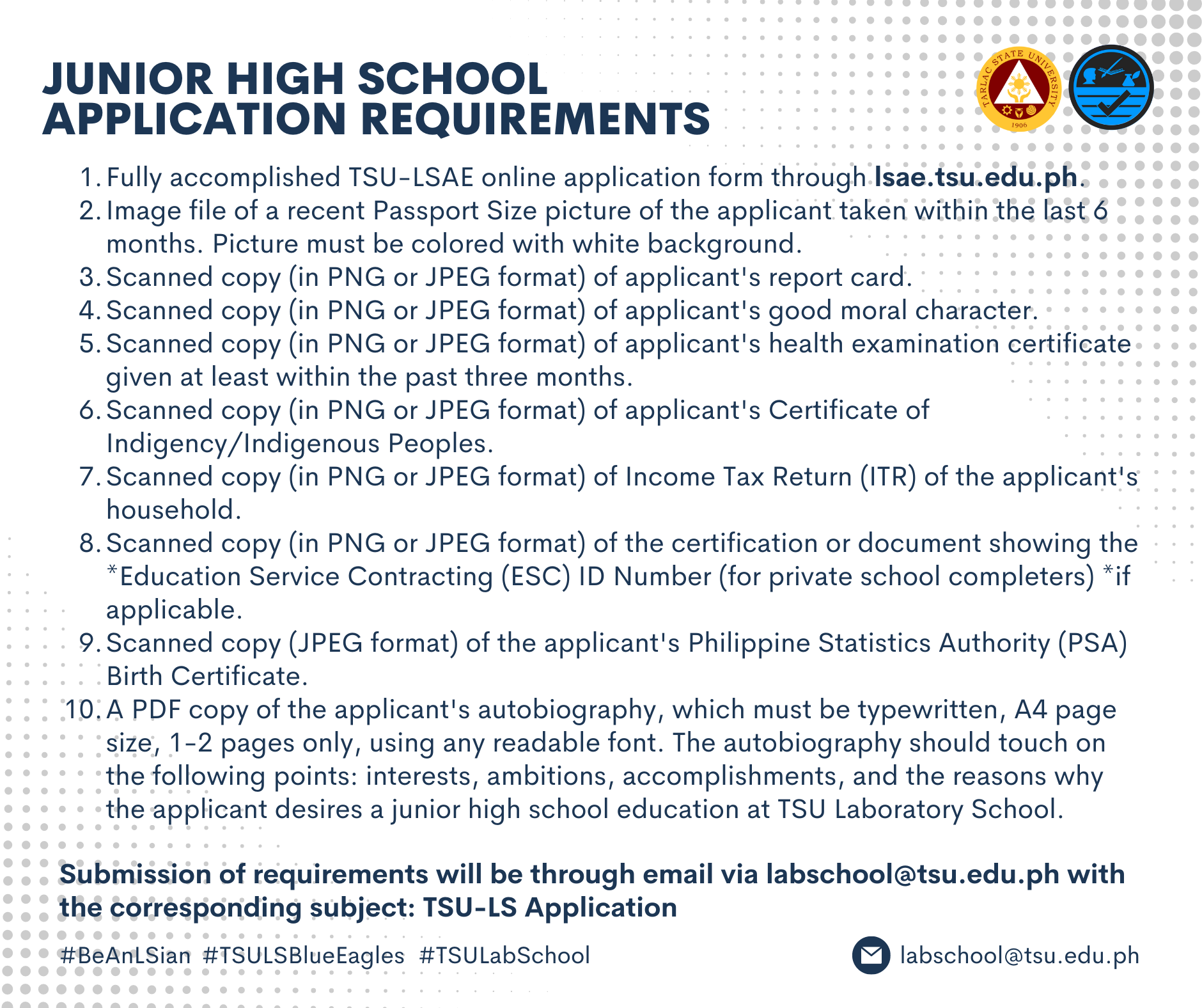 TSU Laboratory School Junior High School and Senior High School ...
